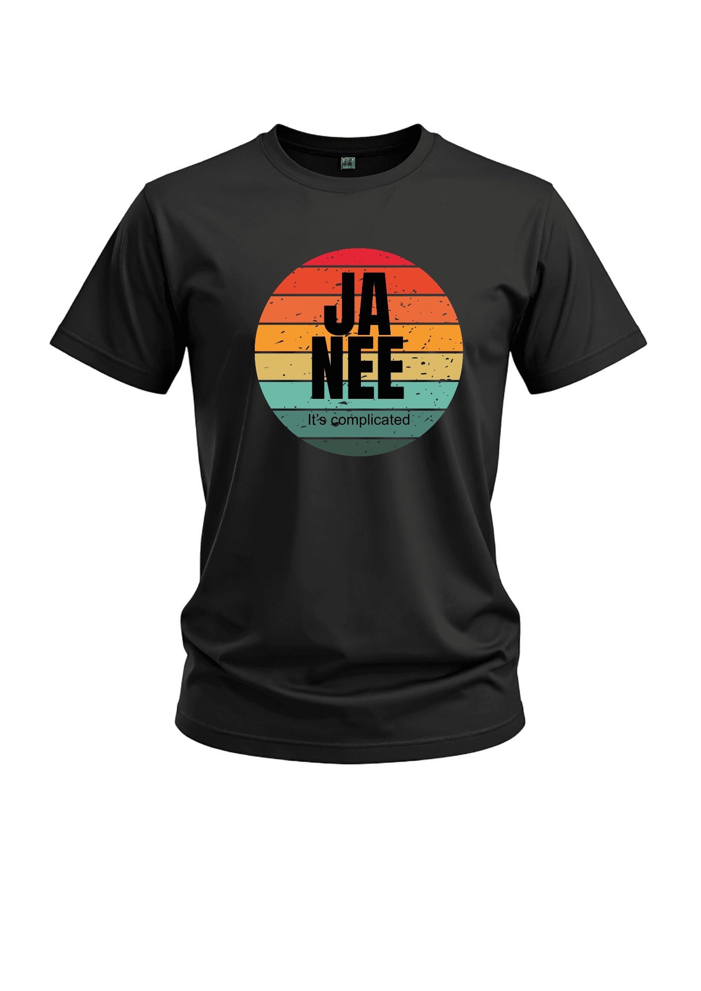 Ja Nee it's complicated printed tee, uniquely South African